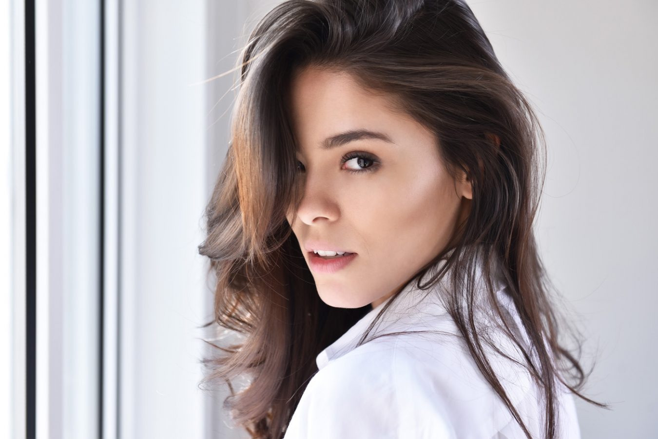 Marina Magela by Nigel Pacquette shooting in London